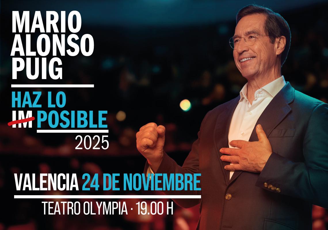 Mario Alonso Puig 5 de mayo y 24 de noviembre de 2025 | Teatro Olympia